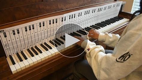 76 Key Keyboard Chart