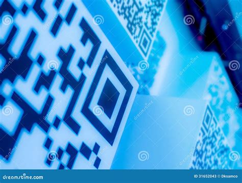 Two Dimension Code Blue Science And Technology Wallpaper Background