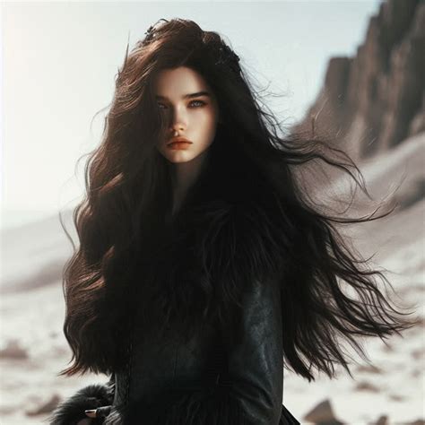 Pin By Betty M On Character Art In 2024 Black Hair Green Eyes German Woman Beautiful