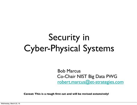 Security In Cyber Physical Systems Pdf