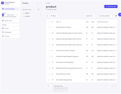 Shop Nextjs Strapi مستقل