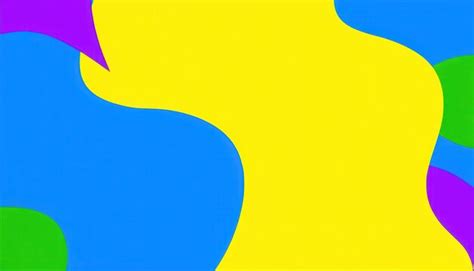 Abstract Colorful Shapes In Vibrant Hues Create A Playful And Dynamic Visual Composition