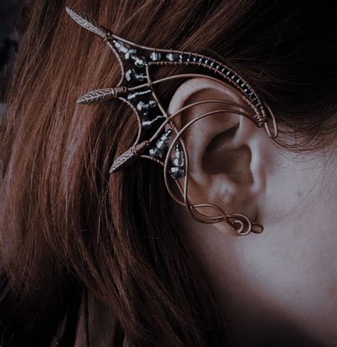 Pin By Kate On Aes • Books Fantasy Jewelry Fae Aesthetic Ear Jewelry