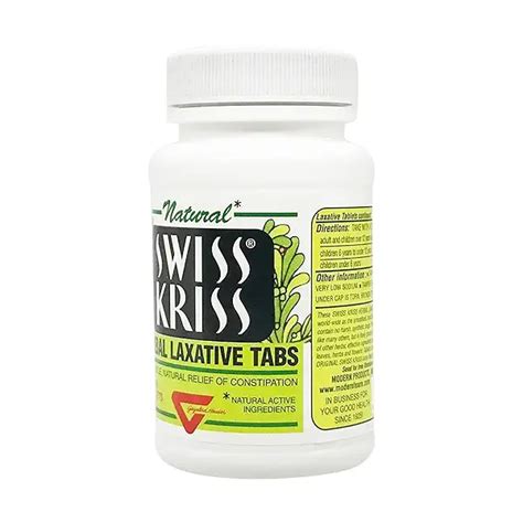 Swiss Kriss® Herbal Laxative Tabs 120 Tablets At Whole Foods Market