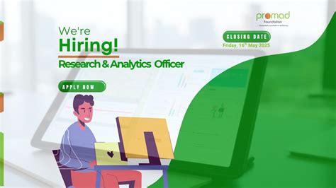 Vacancy Research And Analytics Officer The Promad Foundation
