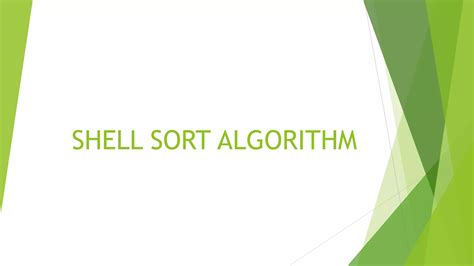Radix And Shell Sort Ppt