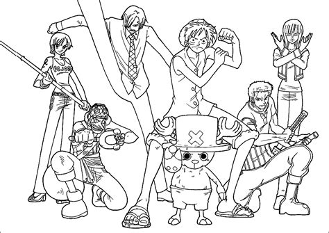 One Piece Coloring Pages Manga