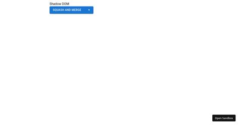 Shadow DOM Forked Codesandbox
