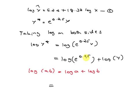 SOLVED Question Suppose That The Logarithm Of Y Is Regressed On The Logarithm Of X And The