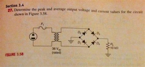 Solved Section Determine The Peak And Average Output Chegg Com