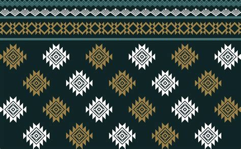 Abstract Green Geometric Native Pattern Seamless Vector 1974258 Vector Art At Vecteezy
