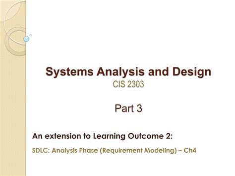 Cis 2303 Lo2 Part 3 Pptx