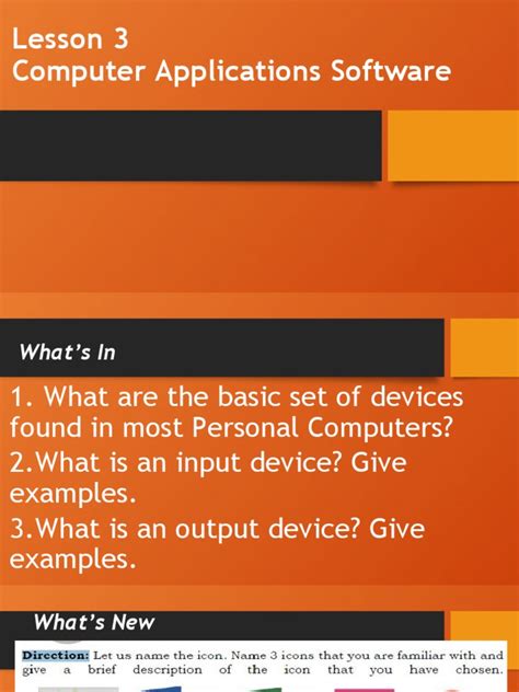 application software lesson 3 pdf