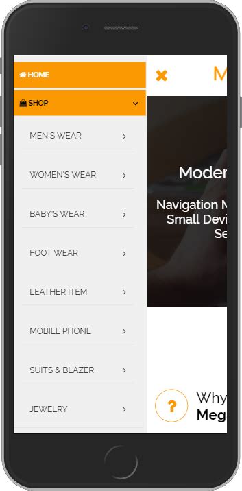 Modern Megamenu Bootstrap Responsive Mega Menu By Mgscoder Codecanyon
