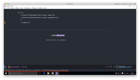 在 Windows 下启动 Spacemacs 无法获取到正确的 Home Spacemacs Emacs China