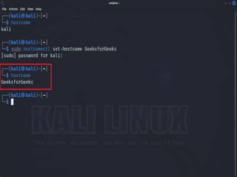 How To Set Hostname Permanently In Linux Geeksforgeeks