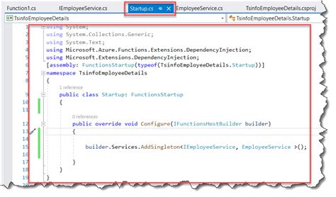 Azure Function Dependency Injection Example Azure Lessons