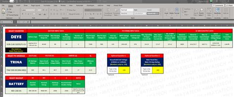 Ultimate Solar Pv Excel Calculator Mayatech