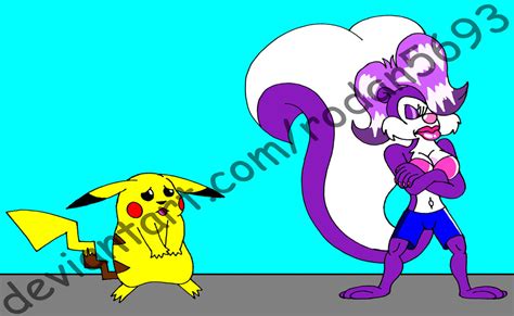 Fifi Not Speaking To Pikachu By Rodan5693 On Deviantart