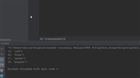 Python Tutorial Enumerate Youtube