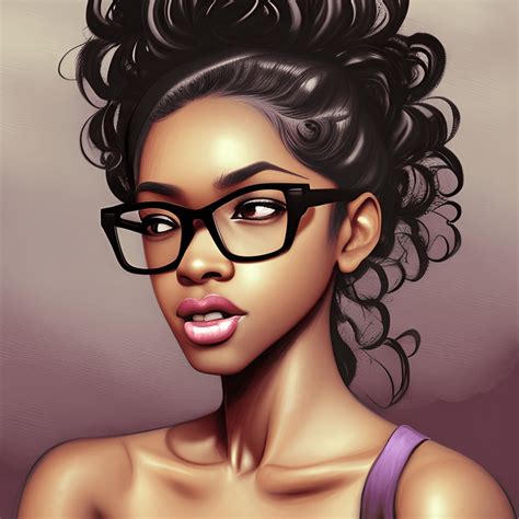 Beautiful Brown Skin Girl Graphic · Creative Fabrica