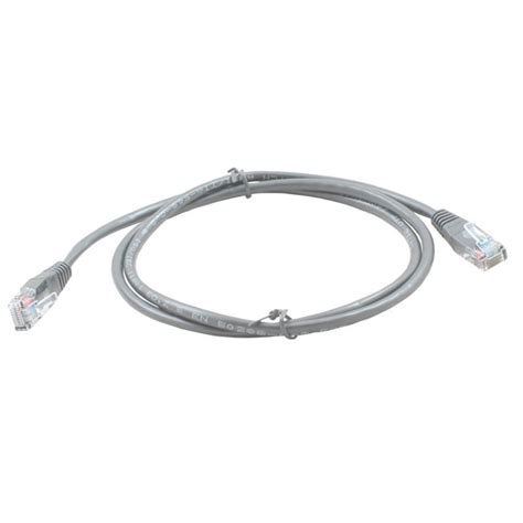 Patch Cord Cat6 UTP Booted 10m Grey