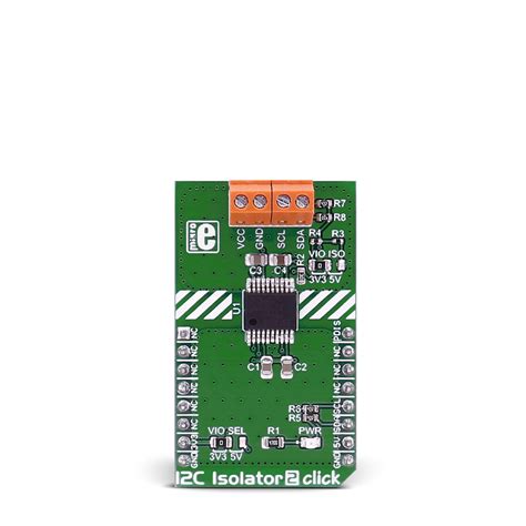 I C Isolator Click Board With ADM Dual I C Isolator MikroElektronika