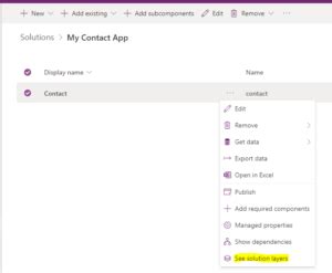 How To Find Solution Layers In The Microsoft Power Platform Carl De Souza
