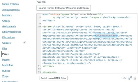 Canvas Kaltura Important Updates 422024 Du Ed Tech Knowledge Base