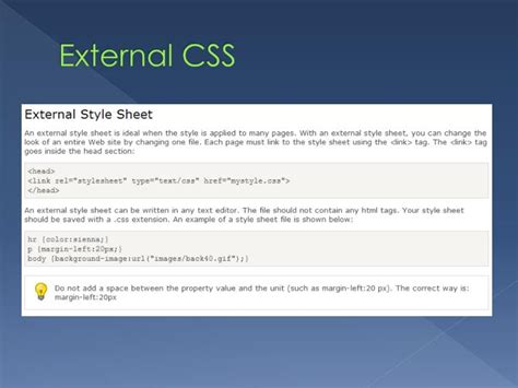 Ppt 401 Cascading Style Sheets Powerpoint Presentation Id7076919
