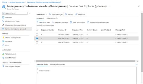 azure service bus explorer を使用してデータ操作を実行する azure service bus microsoft learn
