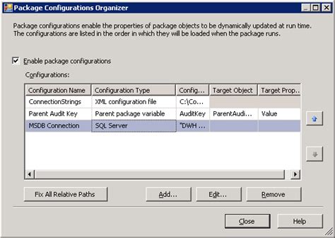 BiMic Microsoft SQL BI SSIS How SSIS Configurations Are Applied