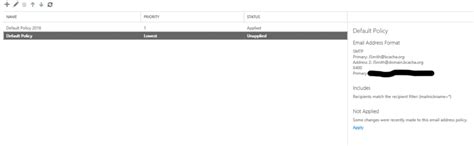 upgrade email address policy before running the hybrid configuration