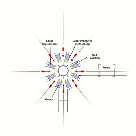 Technical Illustration Of A Circular Thermopile Sensor In A Minimalist Style The Diagram