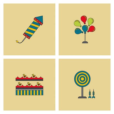 서커스 아이콘 컬렉션 벡터 Ai Eps Uidownload