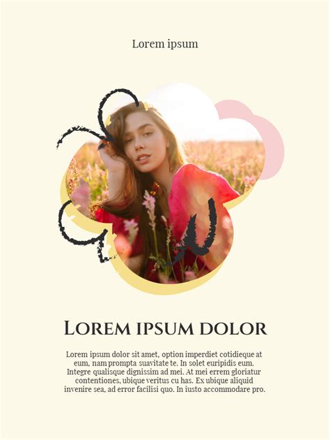 Spring Flower Theme Template Powerpoint