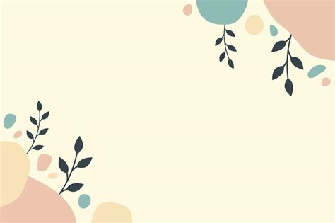 Illustration Vector Graphicof Aesthetic Background Template With Serene Pastel Colors And