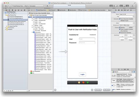 register the current user for push notifications by using web api