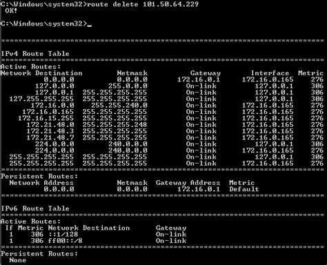Add A Static TCP IP Route To The Windows Routing Table NETWORKSTIP Networking CCNA Centos