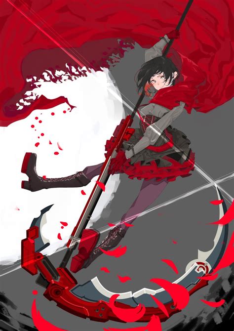 Ruby Rose Rwby Drawn By Kazukingu Danbooru