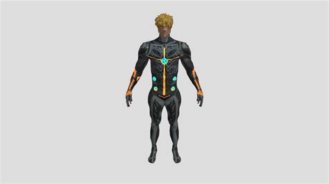 Genos V4 Core Exposed Suit Of Armor 3d Model By Arpankuseno