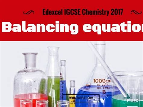 Edexcel Igcse Chemistry Balancing Equations 125 Teaching Resources