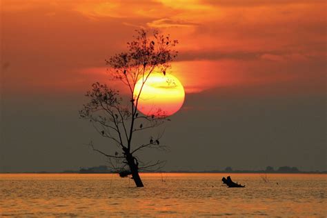 洞庭夕阳 HPA湖南摄影网