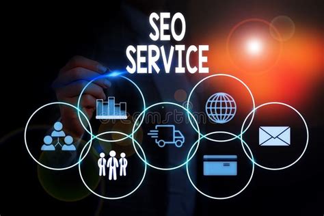 Word Writing Text Seo Service Business Concept For Techniques And