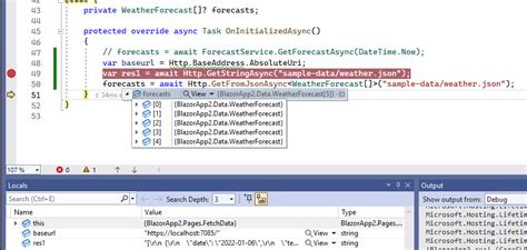 Core Blazor An Invalid Request Uri Was Provided When Using Getfromjsonasync From