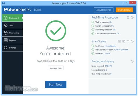 Malwarebytes Icon Not Showing At Collection Of