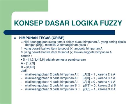 PPT Logika Fuzzy PowerPoint Presentation Free Download ID 3640363