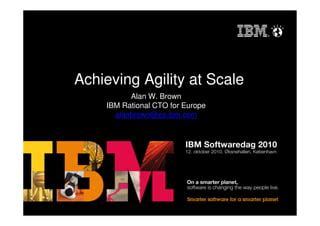 Achieving Agility At Scale IBM Rational PDF