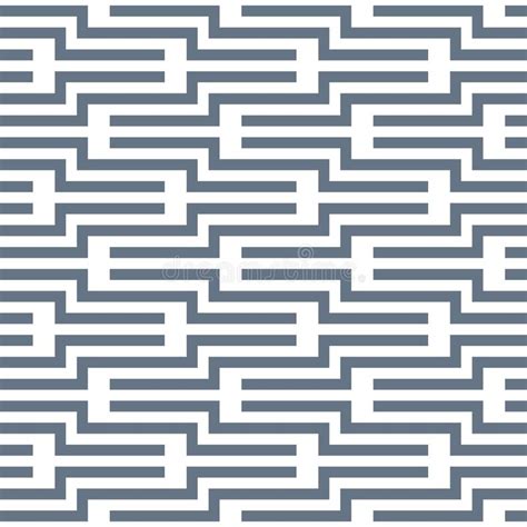 Geometric Abstract Seamless Pattern Linear Motif Background Stock