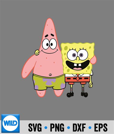 Spongebob Svg Spongebob Essential Cute Svg Cut File Wildsvg